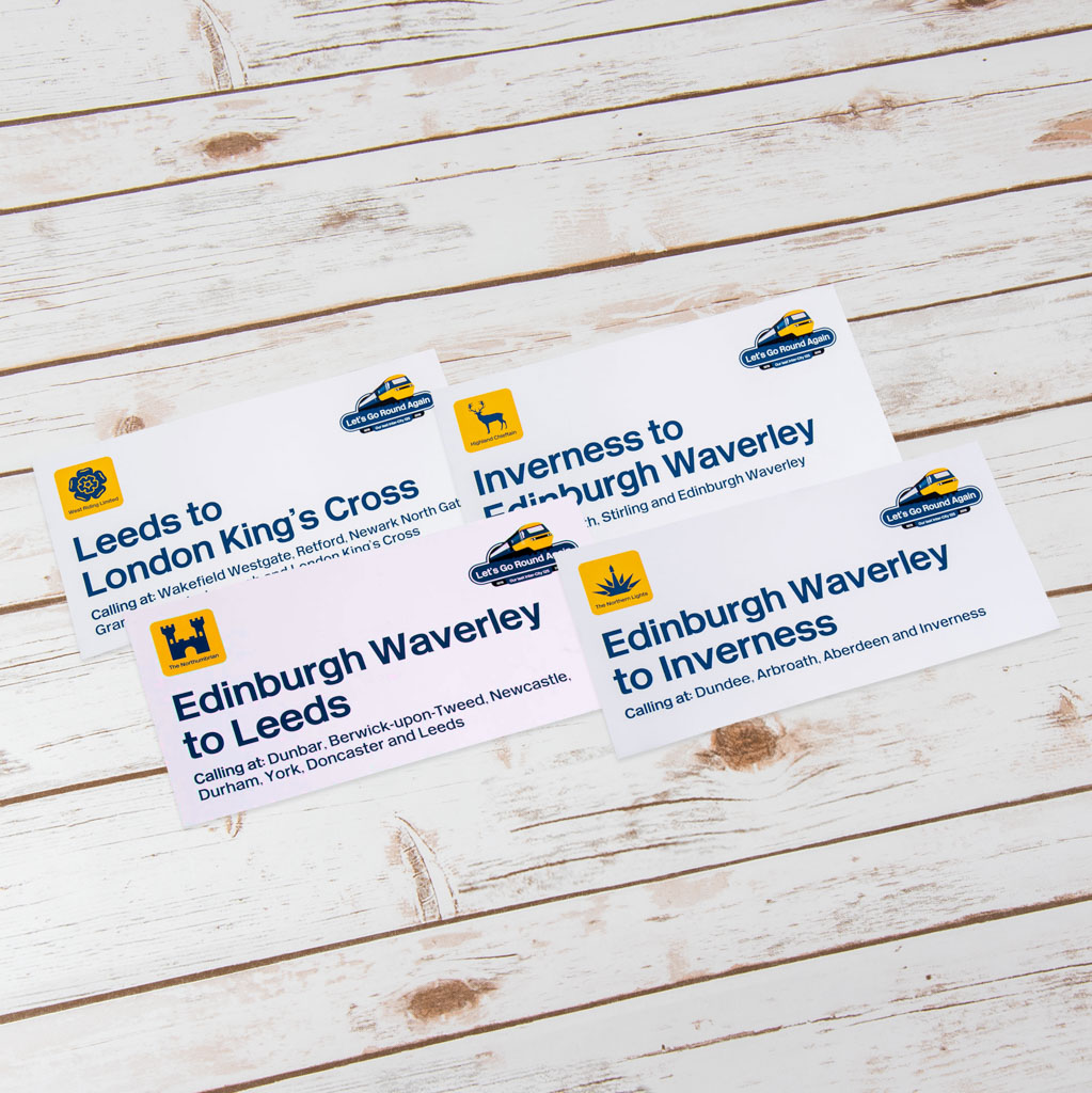 Train Destination Labels | LNER Shop